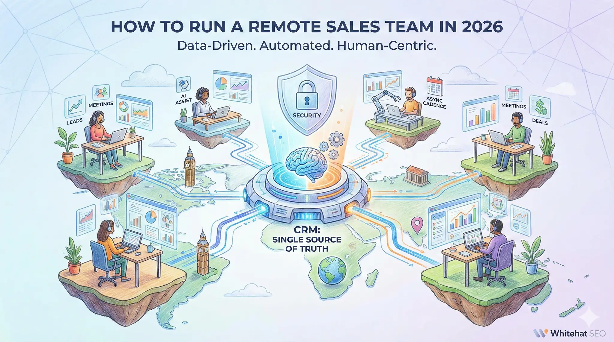 How to Run a Remote Sales Team | Whitehat